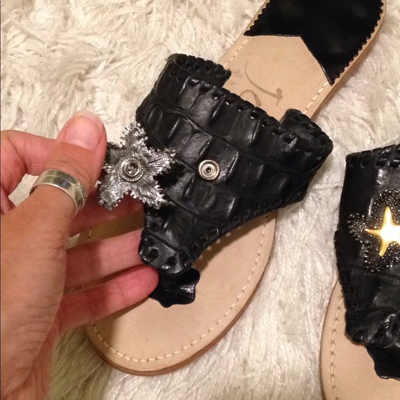 juno shoe girl | Shoes | 85 Juno Starfish Croc Print Leather Sandals ...